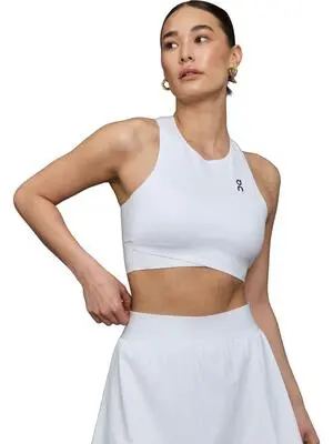 On Court Crop Top - White