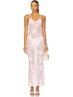 SNDYS Vesper Maxi Dress - Baby Pink