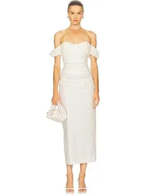 CAMILA COELHO Maisy Midi Dress - Ivory