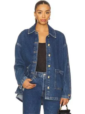 ANINE BING Luca Denim Jacket - Clean Indigo Denim