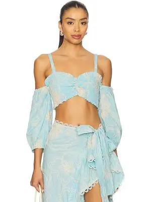 Waimari Nalu Top - Baby Blue