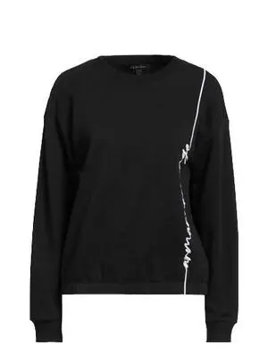 Armani Exchange Cotton-blend French Terry Sweatshirt - Black