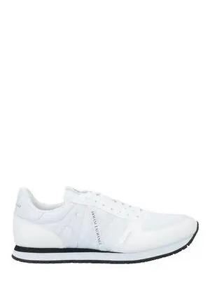 Armani Exchange Sneakers In Polyamide And Polyurethane - White