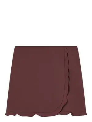 Tory Burch Stretch Golf Skirt - Dark Sangria