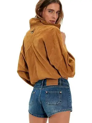 ONETEASPOON Low-waist Sailor Pocket Mini Shorts - Pacifica