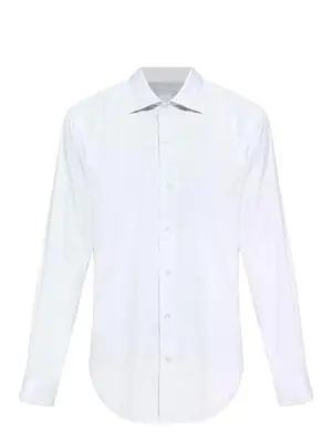 Eleventy Long-sleeve Button-down Shirt - White