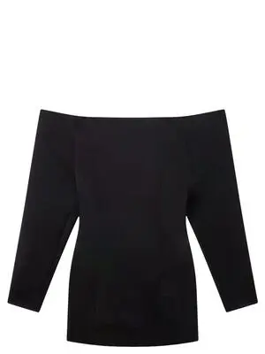 Stella McCartney Off-shoulder Mini Dress - Black