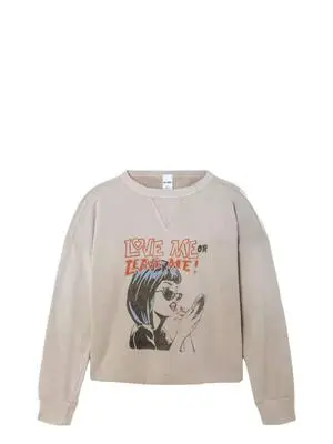 RE/DONE Graphic Sweatshirt - Neutrals