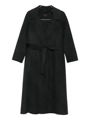 PALTO' Belted Wool Coat - Grey