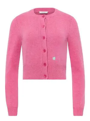 JW Anderson Logo-embroidered Cardigan - Pink