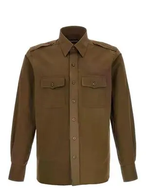 TOM FORD Long-sleeve Shirt - Green