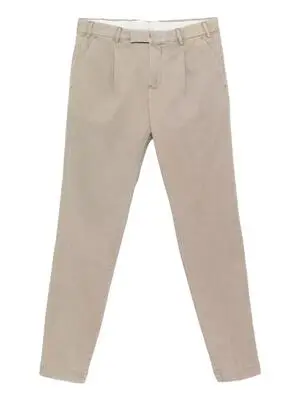 PT TORINO Tailored Pleated Trousers - Neutrals