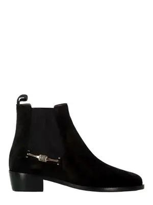 FERRAGAMO 30mm Logo-detail Boots - Black