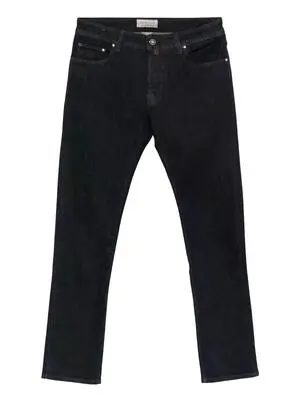 Jacob Cohen Bard Button-fly Jeans - Blue