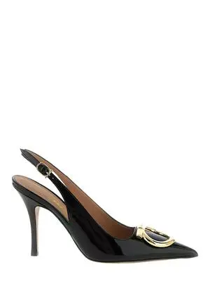 FERRAGAMO 90mm Gancini-detailed Pumps - Black