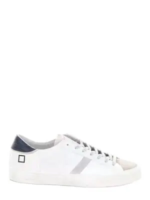 D.a.t.e. Leather Panel Sneakers - White