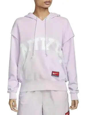 Nike Double-layered Fleece Hoodie - Pink