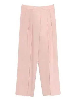 FORTE_FORTE Pleated Trousers - Pink