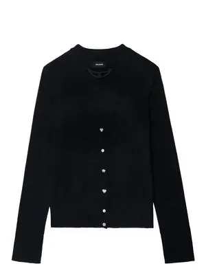 Zadig&Voltaire Jemma Wool Cardigan - Black