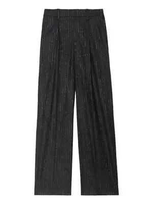 ZADIG&VOLTAIRE Pleated Pinstripe Trousers