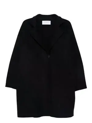 Harris Wharf London Single-breasted Coat - Blue
