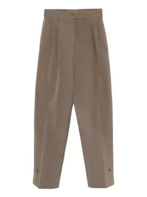 THE FRANKIE SHOP Doyer Pleated Trousers - Green