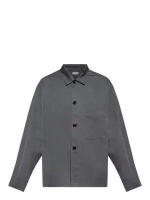 LEMAIRE Patch-pocket Button-down Shirt - Grey