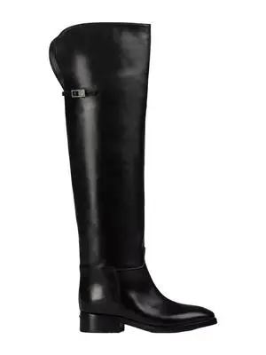 LE SILLA Charlotte Buckle-detail Boots - Black