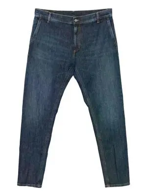 DONDUP Five-pocket Cotton Jeans - Blue