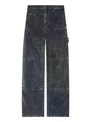 MARANT Corduroy Panelled Trousers - Black