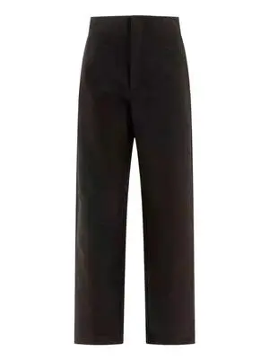 SOEUR Cotton Straight-Leg Trousers