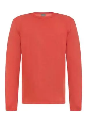 Hanro Long-sleeved Cotton T-shirt - Red