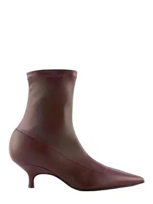 GIABORGHINI 50mm Pointed-toe Boots - Red