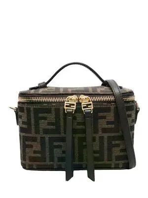 Fendi Ff-pattern Mini Bag - Brown