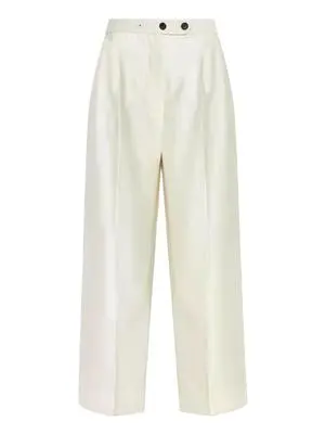 Munthe Pleated Straight-leg Trousers - Neutrals