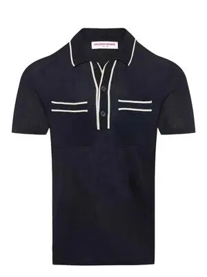 Orlebar Brown Keeling Short-sleeve Polo Shirt Blue