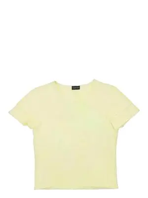 Callipygian Short Sleeve T-shirt - Yellow