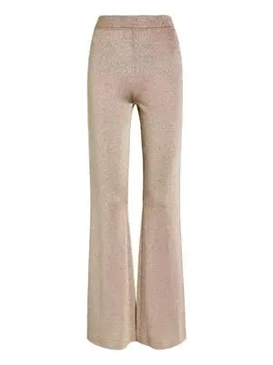 Missoni Lamé Fine-knit Trousers - Rose
