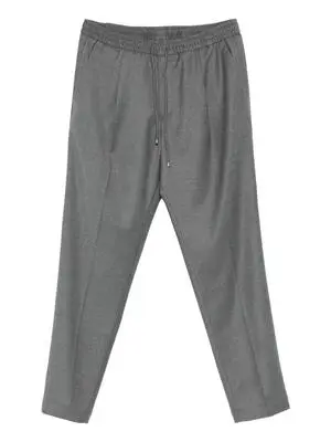 BRIGLIA 1949 Drawstring Pleated Trousers - Grey
