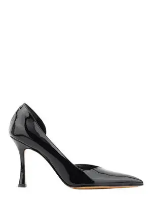 PAUL WARMER D'orsay Pointed-toe Pumps - Black