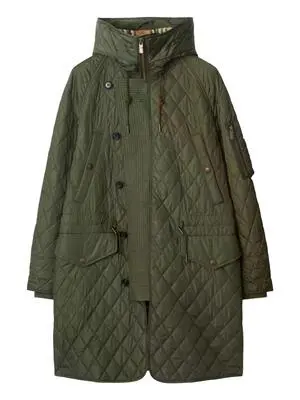 Burberry Reissued Quilted Parka - Green