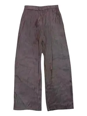 Callipygian Wide-leg Trousers - Brown
