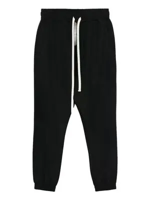 HAMZA Sicily Drawstring-cuffed Trackpants - Black
