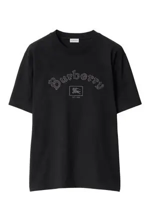 Burberry Equestrian Knight-logo T-shirt - Black