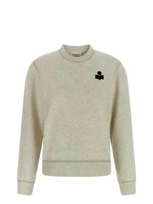 MARANT ETOILE Maurine Crew-neck Sweatshirt - Neutrals