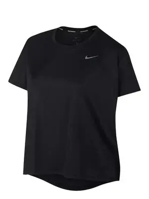 Nike Miler Short-sleeve Running T-shirt - Black