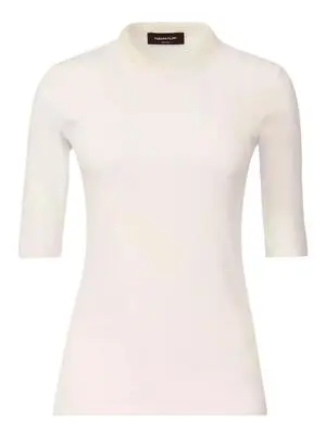 Fabiana Filippi Embellished-neckline Top - White