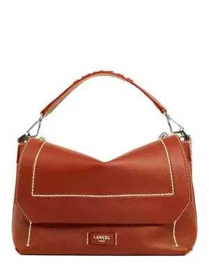 LANCEL Ninon Flap Chain Bag - Brown