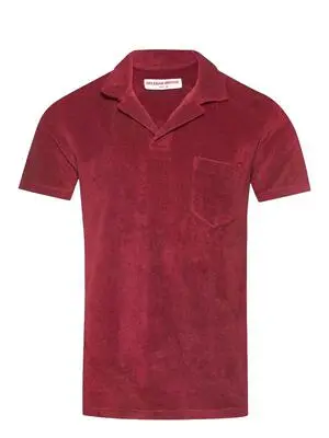 Orlebar Brown Terry Polo Shirt - Red
