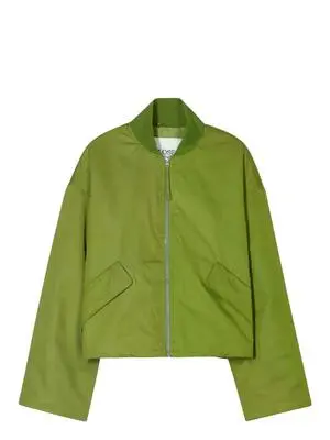 Closed Bomber Jacket - Green
